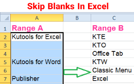 کاربرد Skip Blanks چیست؟ | جلوگیری از Paste شدن سلول خالی