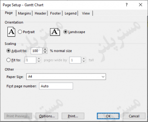 پرینت در MSP | آموزش کامل تنظیمات پرینت